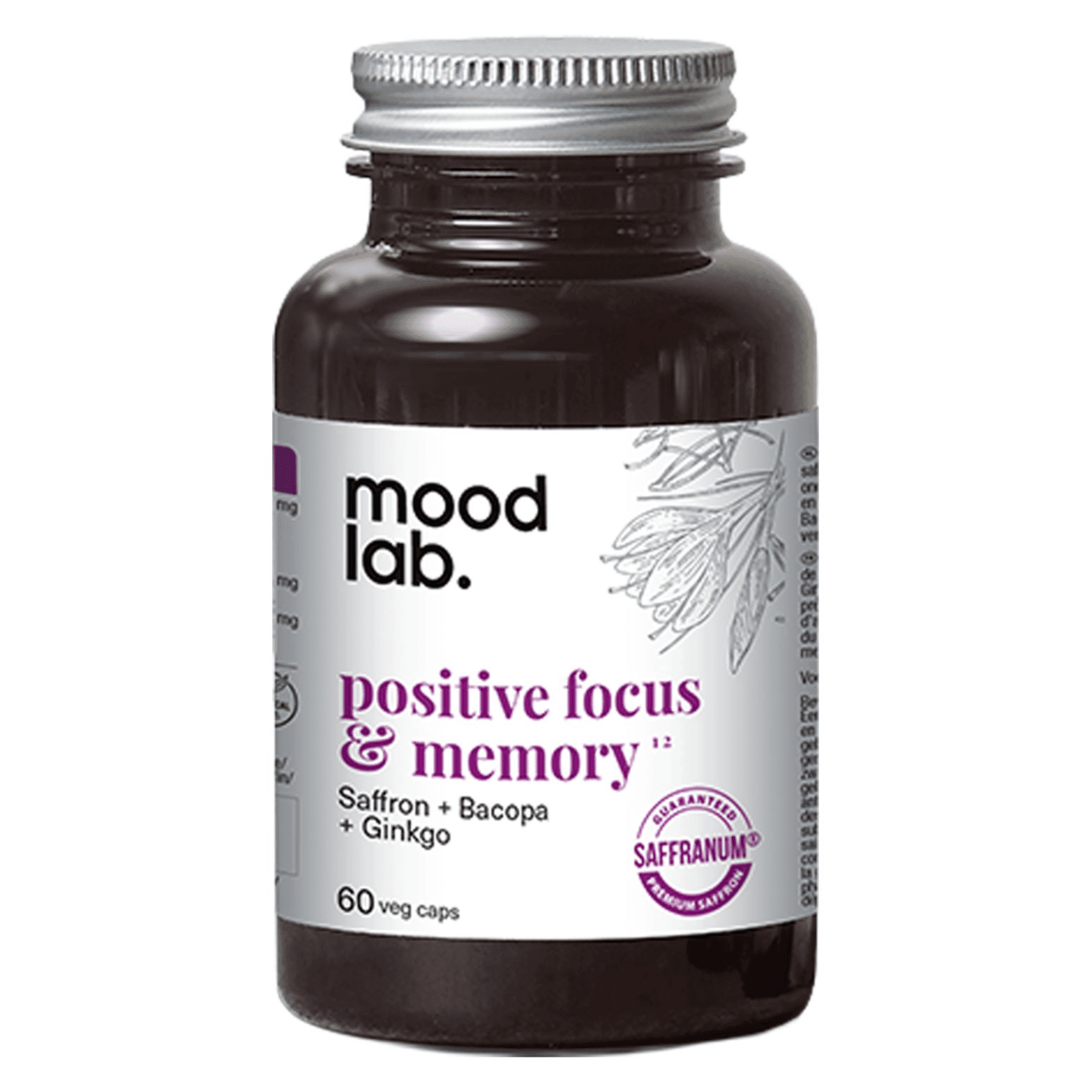 Moodlab Positive Focus & Memory 60 capsules | Optiphar